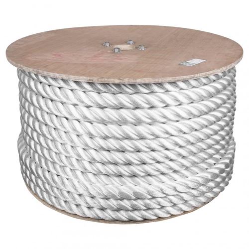Barry & Boulerice® 3-Strand Twisted White Nylon Rope - Bulk | MacMor ...