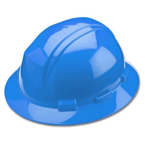 Dynamic™ Sky Blue Kilimanjaro™ Full Brim Hard Hat, Type 1 - Ratchet ...