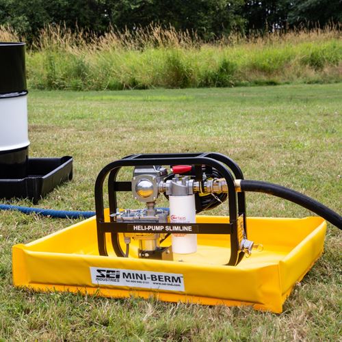 ESP Yellow PVC Collapsible Mini Berms | MacMor Industries