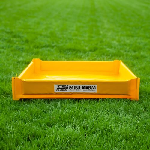 ESP Yellow PVC Collapsible Mini Berms | MacMor Industries