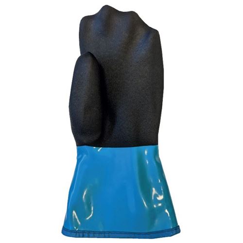 Horizon™ Blue PVC Coated Mitt with Removable Polyester Liner | MacMor ...