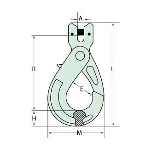 Macline Grade 100 Clevis Self-Locking Hooks | MacMor Industries