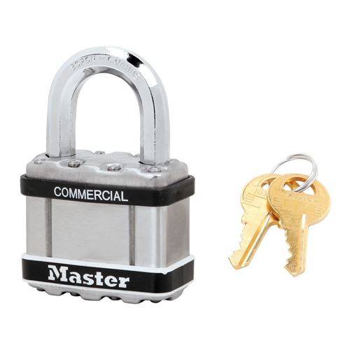 Master Lock Model M5STS Commercial Magnum Laminated Steel Padlock ...