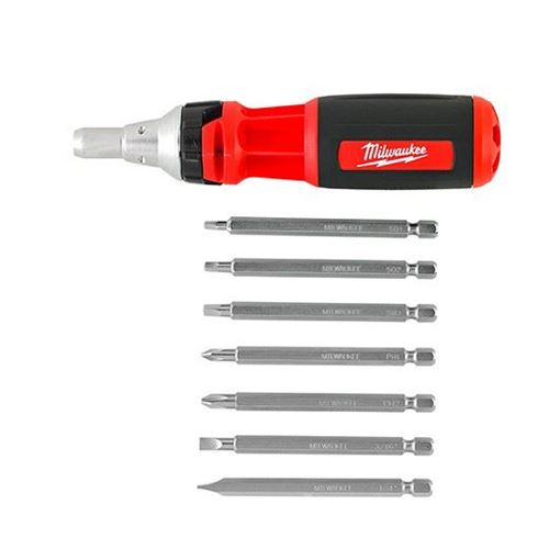 Milwaukee® 9-in-1 Square Drive Ratcheting Multi Bit Driver | MacMor ...