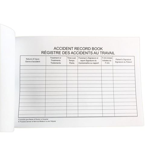 Accident Record Book | MacMor Industries